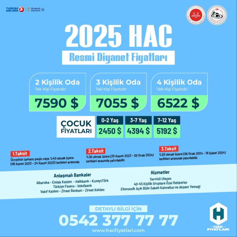 Hac Fiyatları – Hac ve Umre Fiyatları 2025 – 2026 – Hac Umre Turları